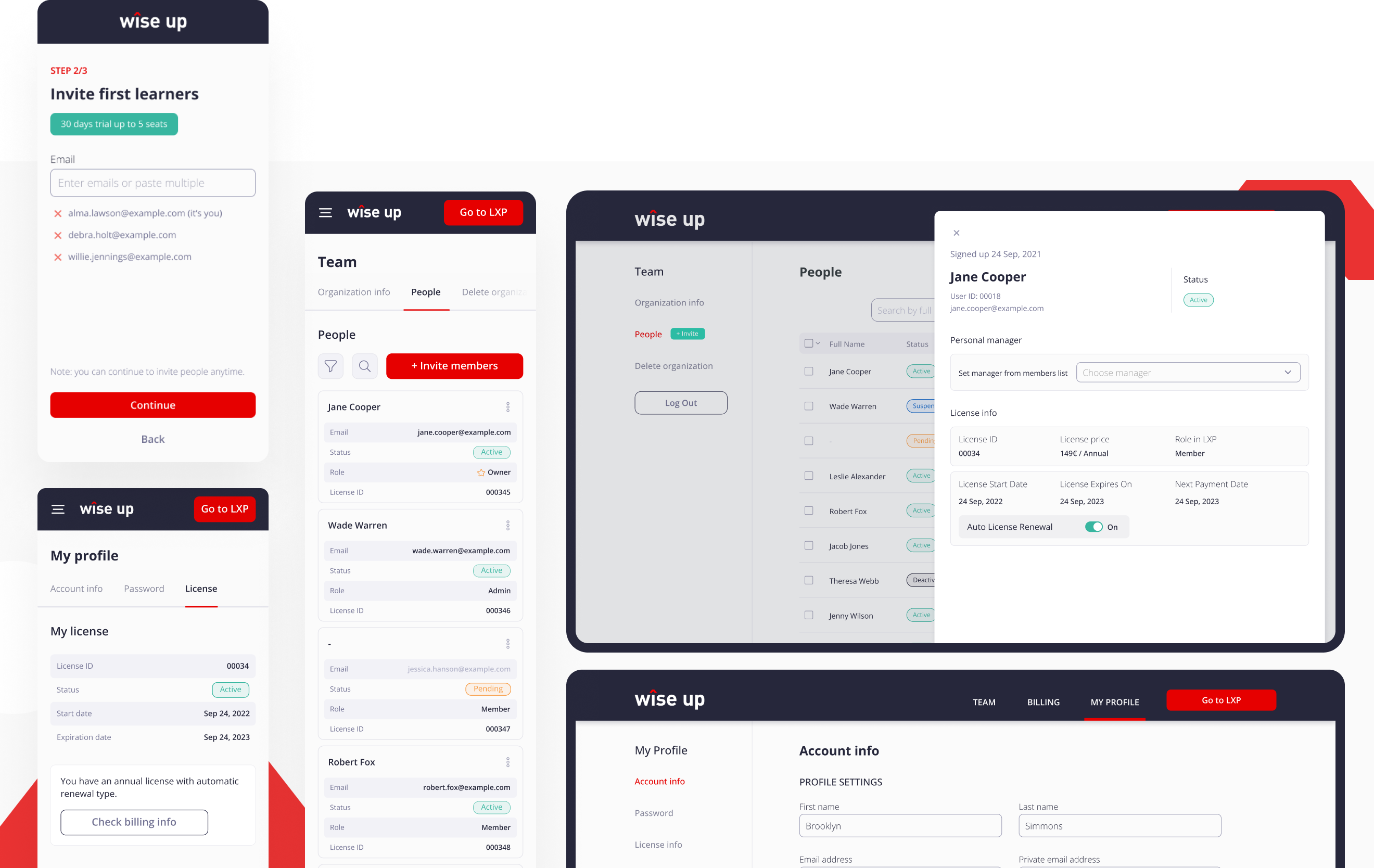 Wise up: Digital Training Platform with a Custom-Built Account ...