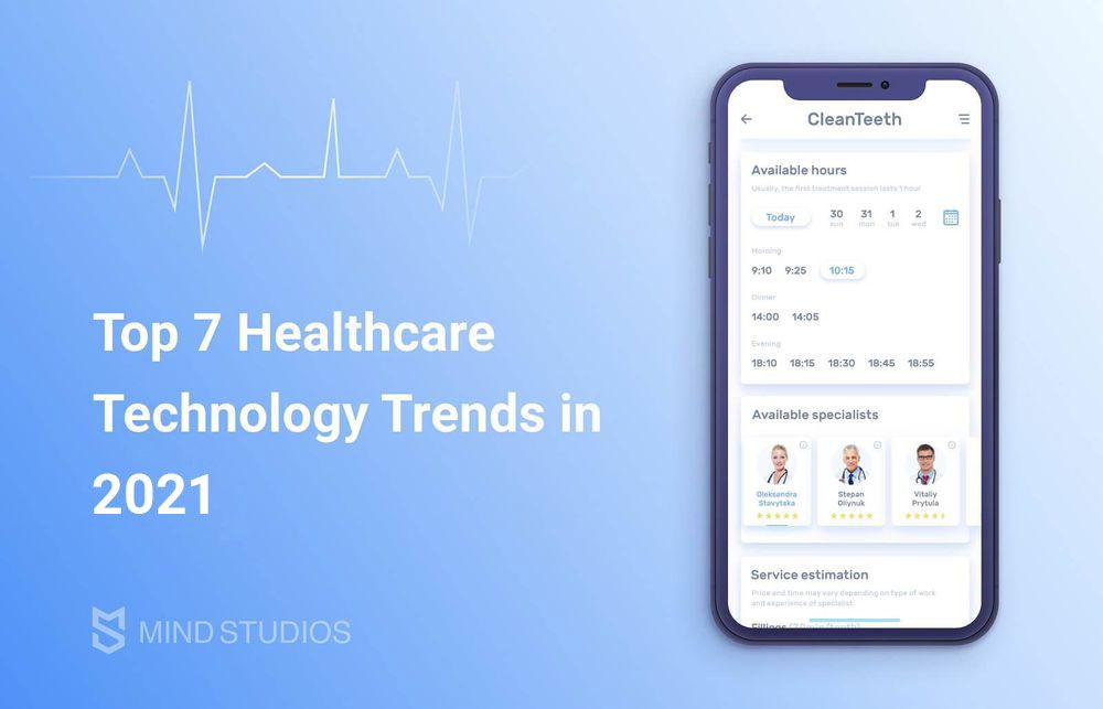 Top 7 Healthcare Technology Trends in 2021 - Mind Studios