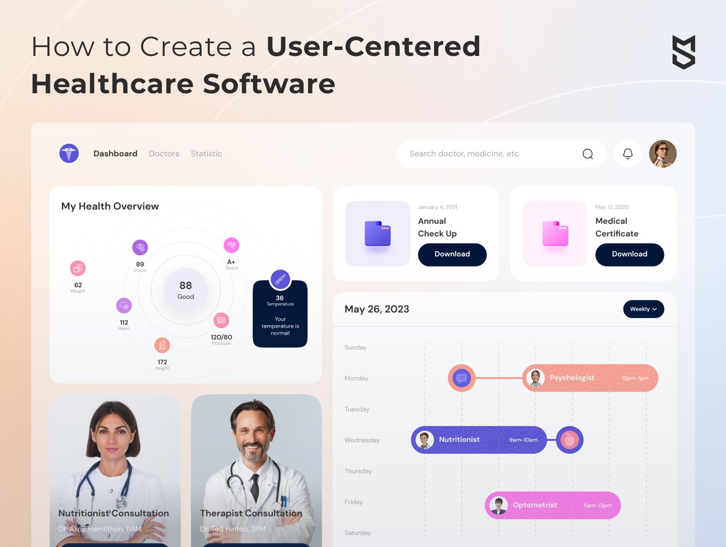How to Create a User-Centered Healthcare Software - Mind Studios